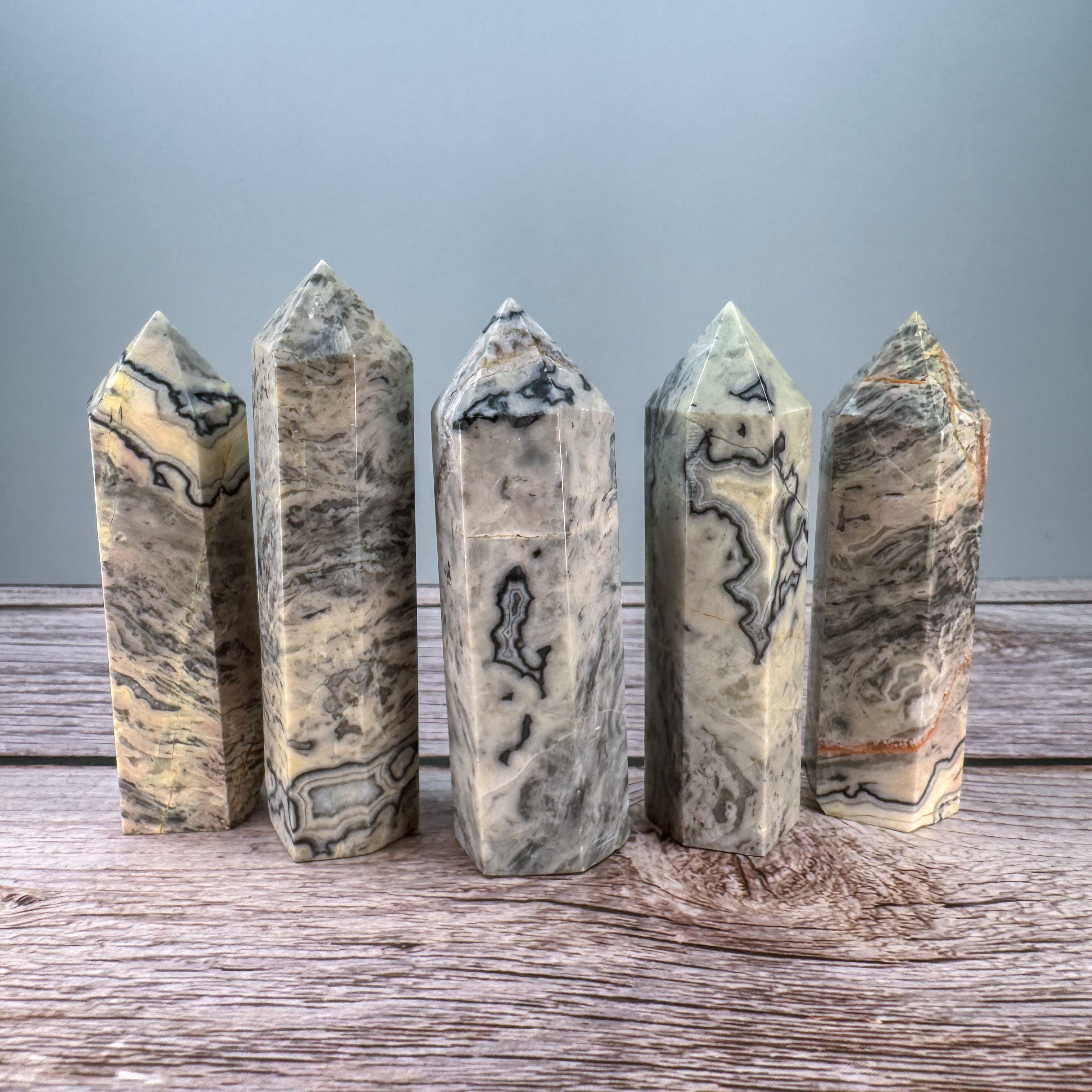 Picasso Jasper Tower – Feather Moon Crystals